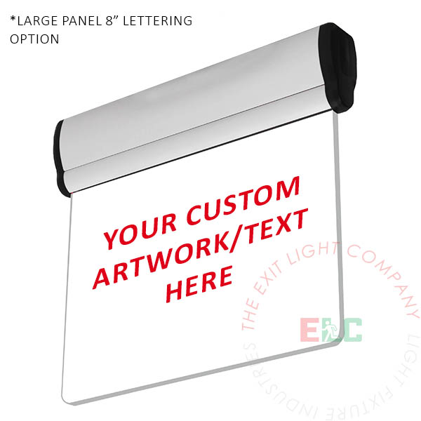 Exit Sign | Custom Wording | Edge Lit Aluminum Housing [ELSM-CU ...